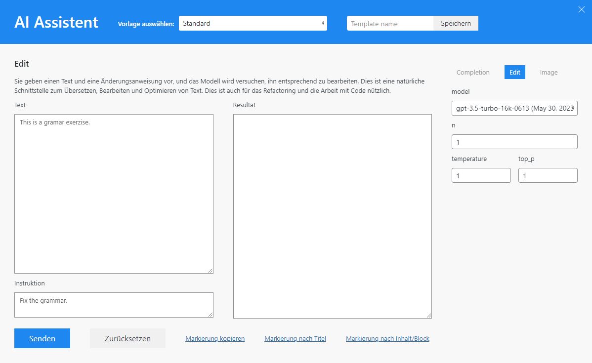 AI Assistant WordPress Plugin – ZuestMedia GmbH